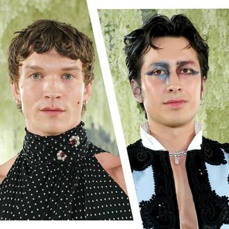Connor Storrie, Hudson Williams Reunite at Met Gala