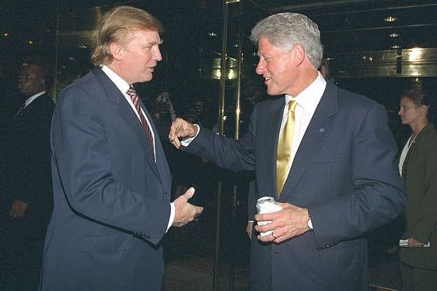 Photos Show Bill Clinton and Donald Trump Hanging Out