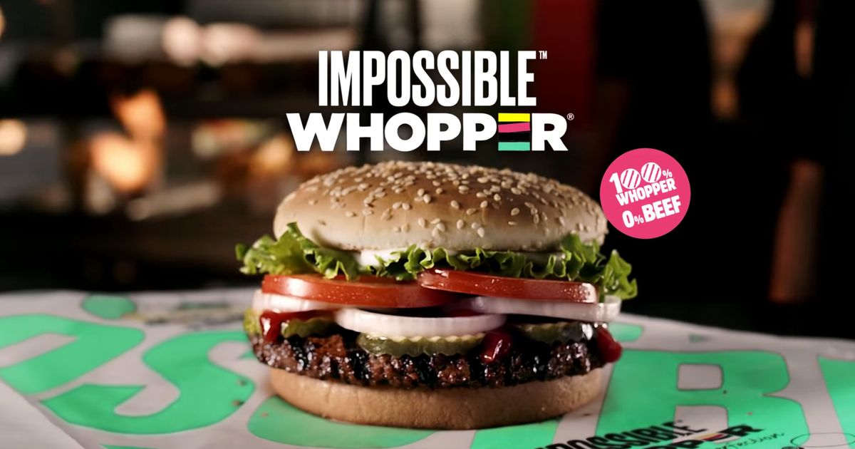 Burger King Debuts ‘impossible Whopper Veggie Burger