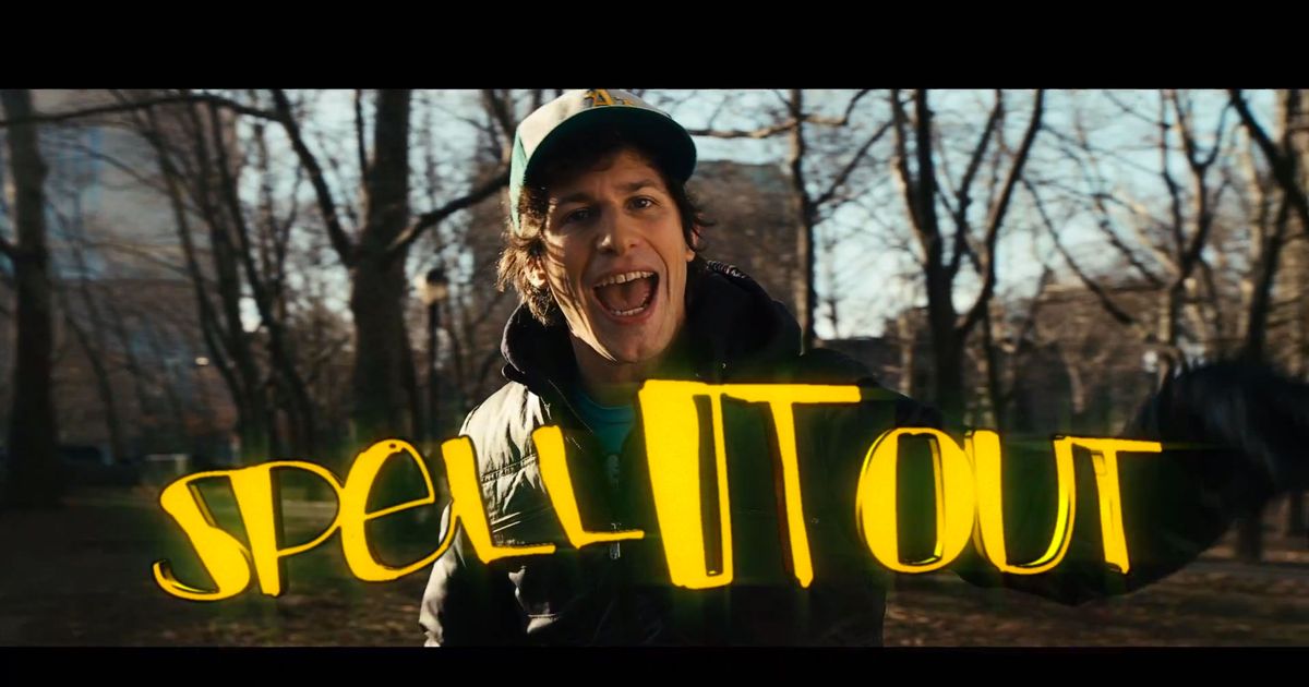 Watch Andy Samberg Rap-Spell a Very Long, Very Silly Name
