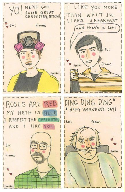 Check Out Some Breaking Bad–Themed Valentine’s Day Cards
