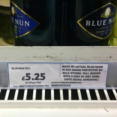 Grocery Store Prankster Replaces Stodgy Wine Labels With More Hilarious ...
