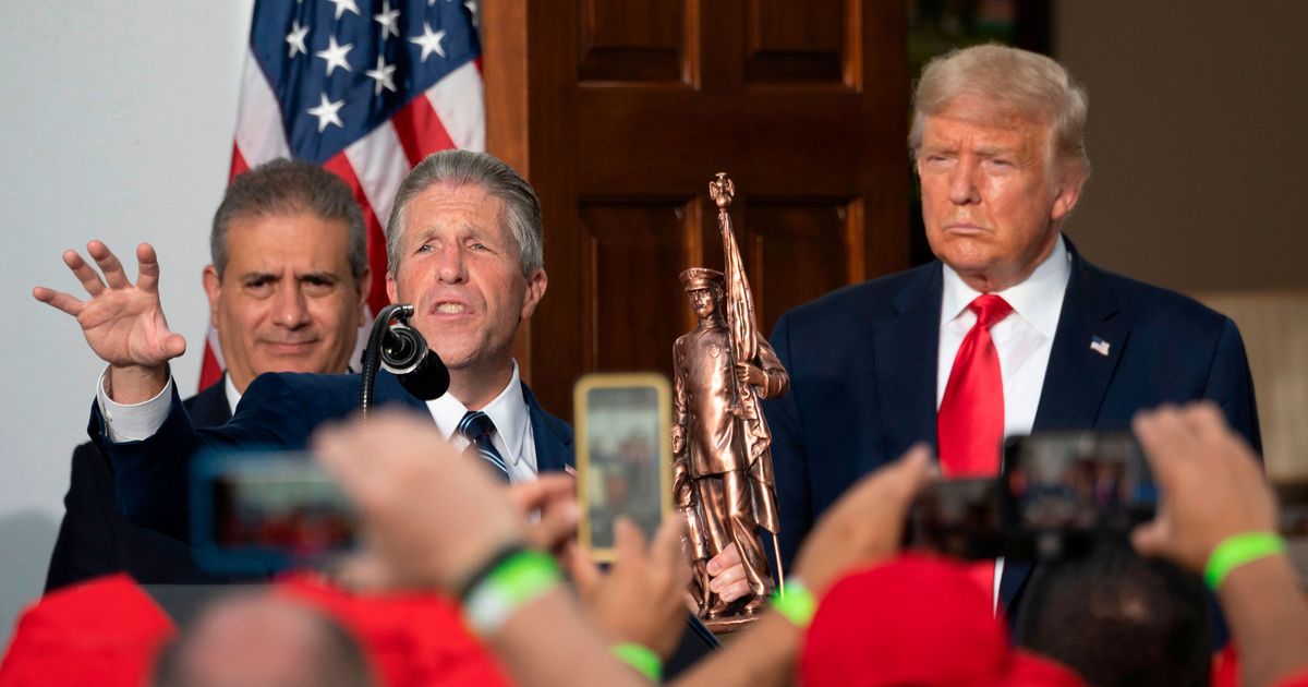 Trump endorsed by NYC police union — a chilling portent.
