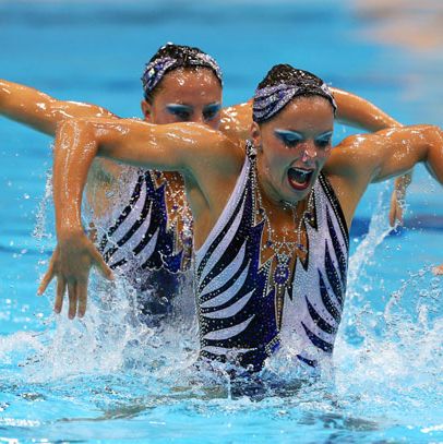 All the Sparkle and Campy Glamour of Synchronized Swimming Costumes at ...