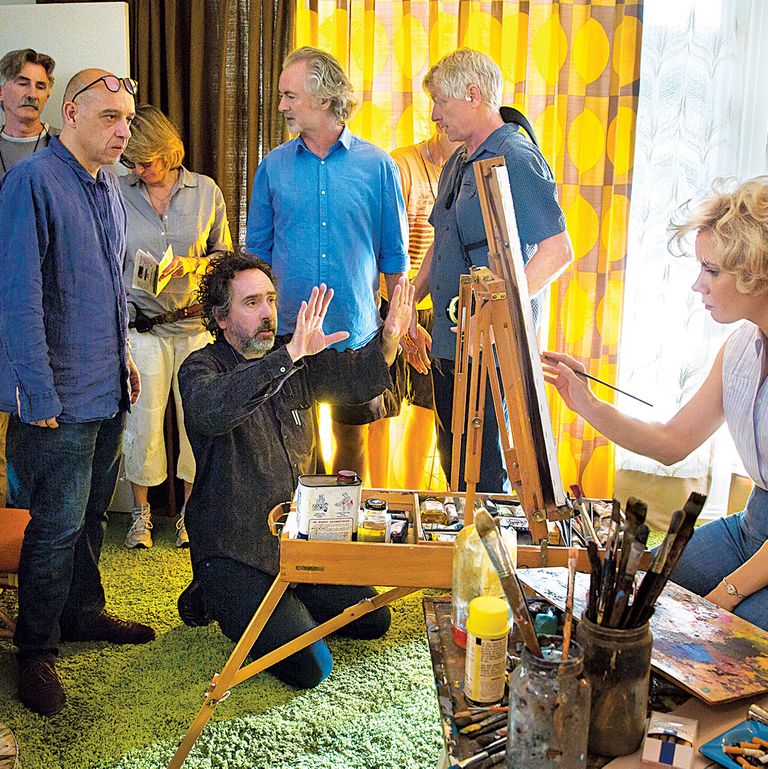 Life in Pictures: Tim Burton, on the Set of Big Eyes - Slideshow - Vulture