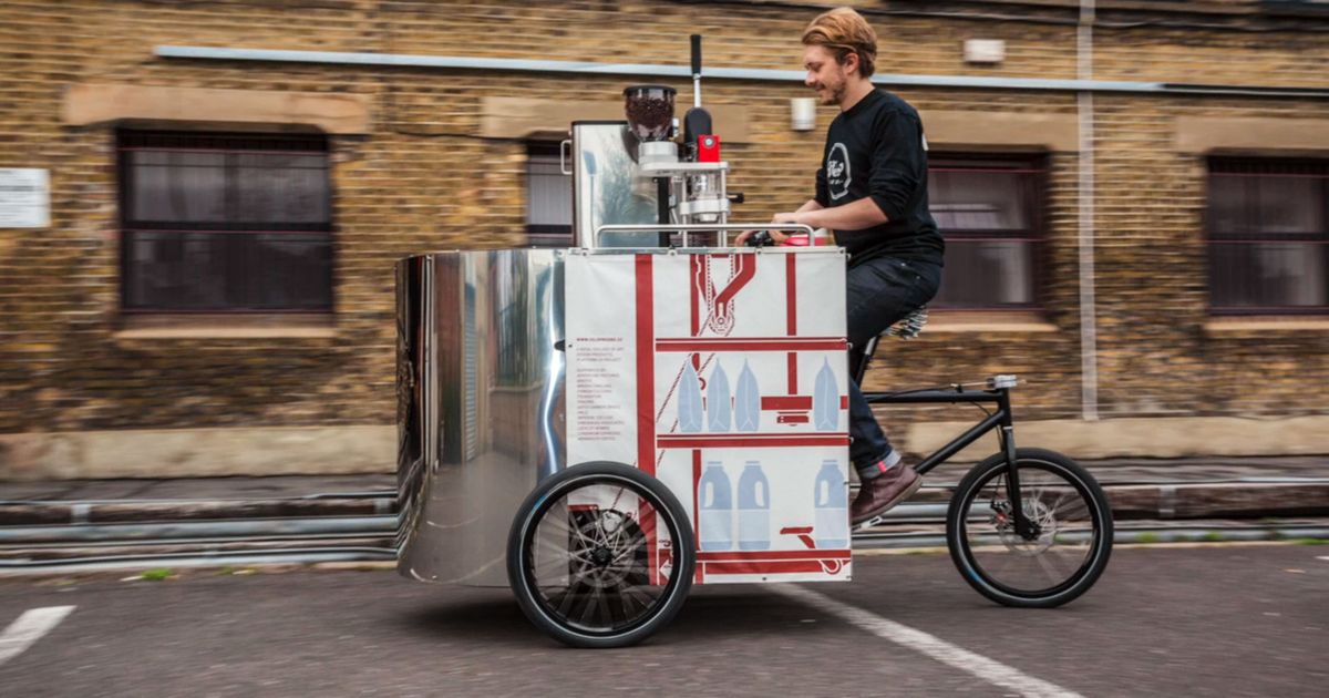 Check Out the Velopresso, a Pedal-Powered Espresso Cart