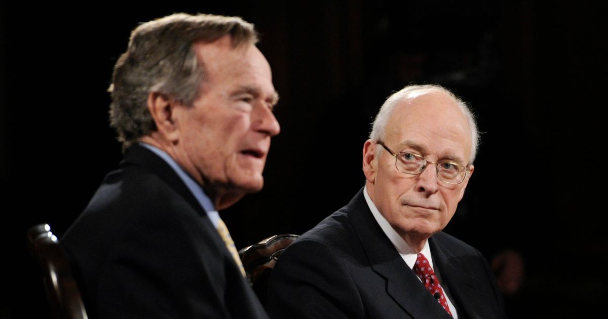 George H.W. Bush Bashes Cheney, and W. for Putting Him in Power