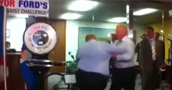 End of an Era: Rob Ford’s Office Scale Has Been Removed