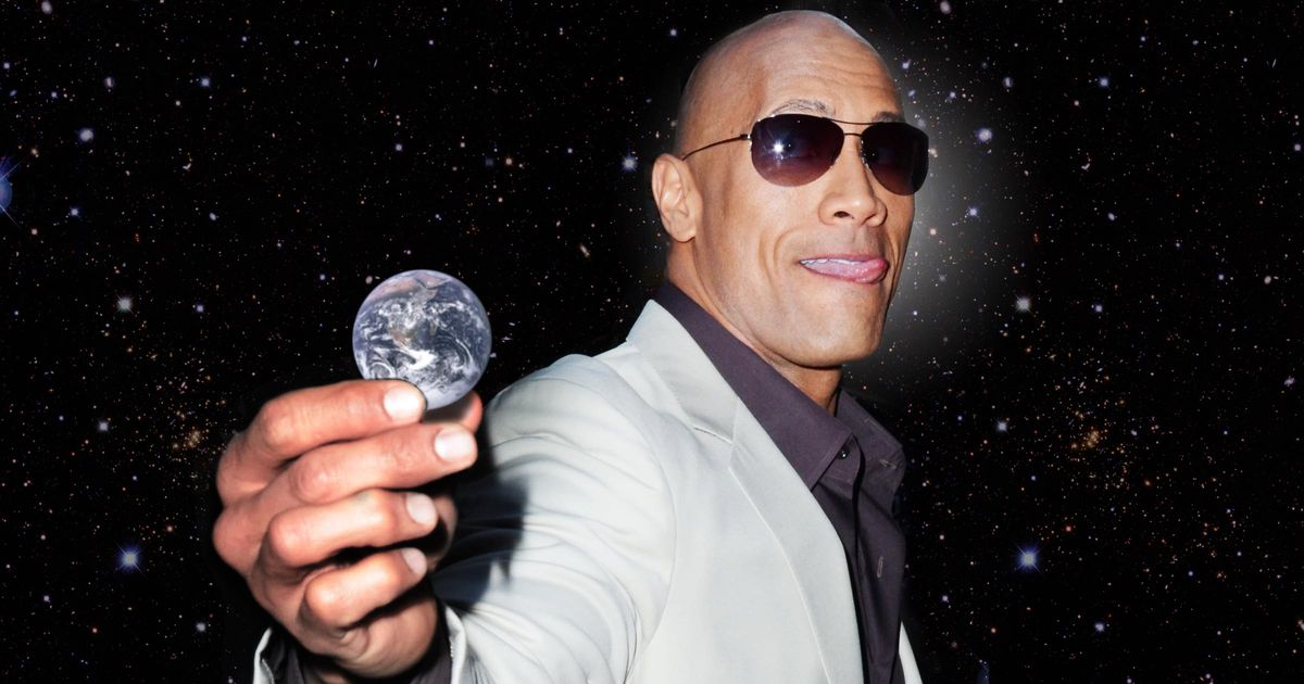 Photos of the Rock Making Normal-Size Things Look Small