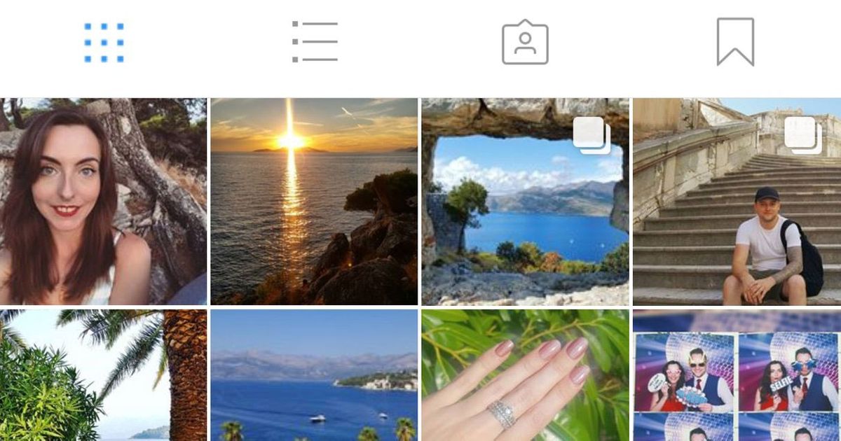 Instagram Test 4 Picture Grid Layout Instead of 3