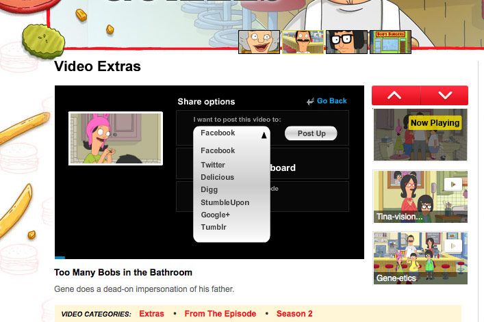 Why Do Networks Still Use MySpace Buttons on Their Video Players?