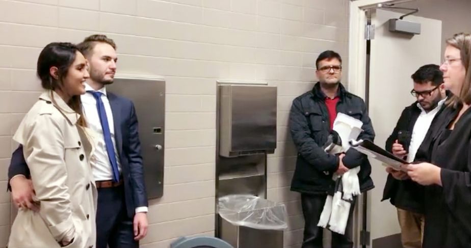 Couple Gets Married in Courthouse Bathroom