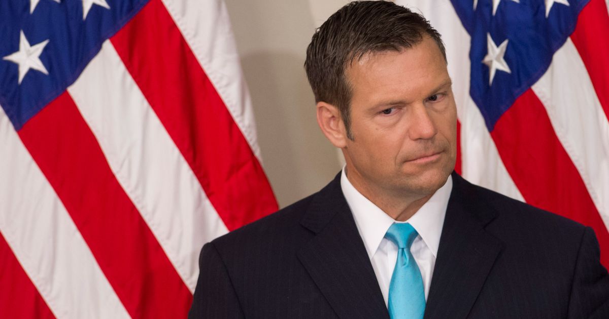 Kobach Wants Promotion to Governor — or Trump’s Cabinet