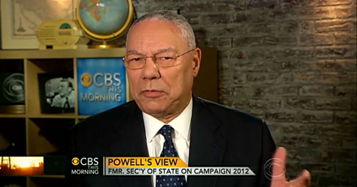 Colin Powell Endorses Obama Again, Insists He’s Still a Republican