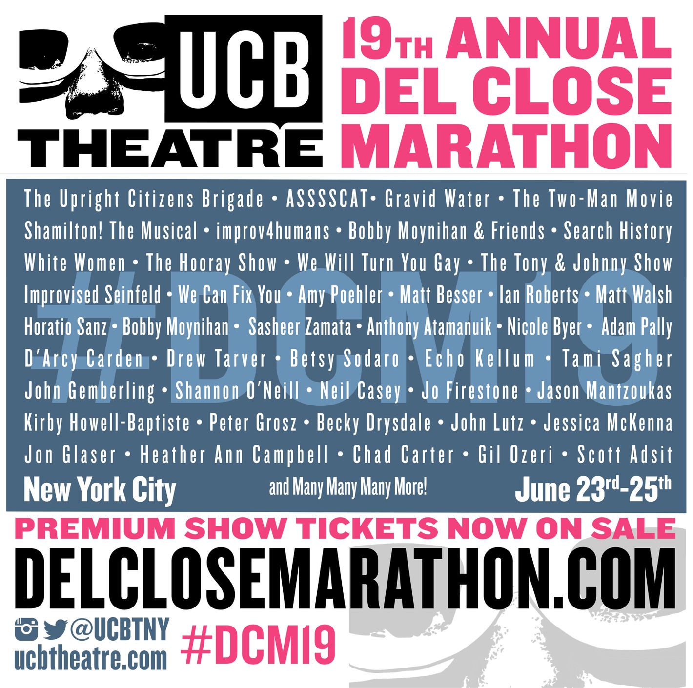 See This Year's Del Close Marathon Improv Festival Lineup
