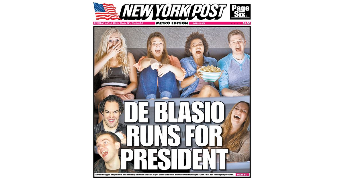 De Blasio ‘20 Is Ridiculous, But Not That Ridiculous