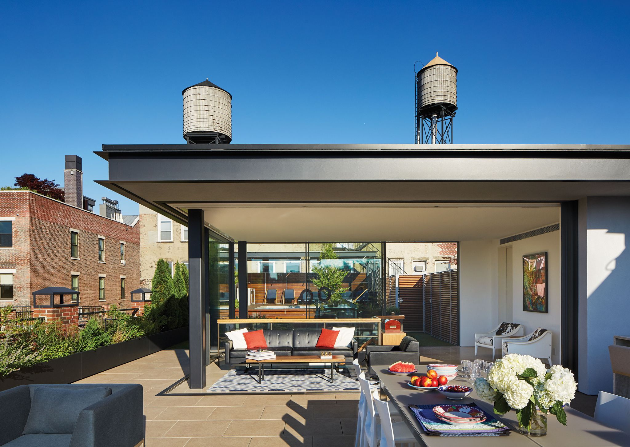 A Rooftop Pool in Soho Inspired by Palm Springs