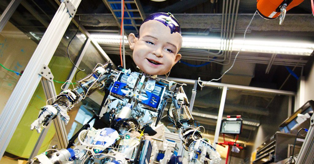 This Creepy Robot Baby Will Force You to Smile