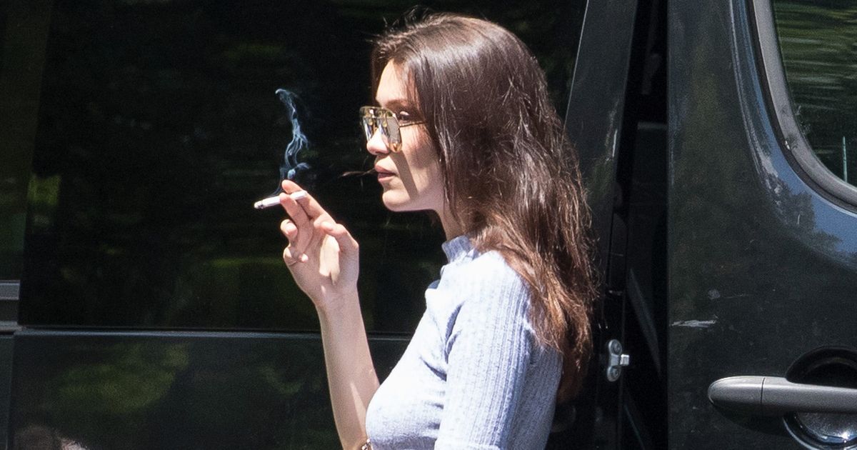 Bella Hadid Smokes a Cigarette, Ponders the Meaning of Existence