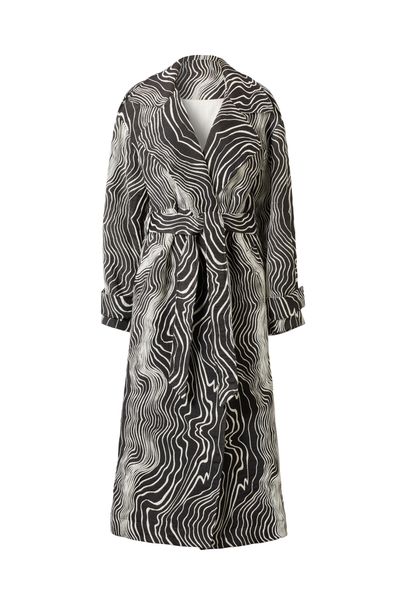 How to Style a Graphic Trench Coat