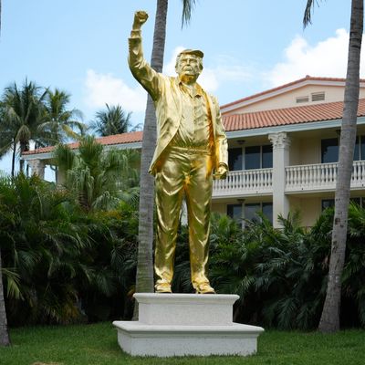 Gold 22-Foot Trump Statue Definitely Isn’t a False Idol