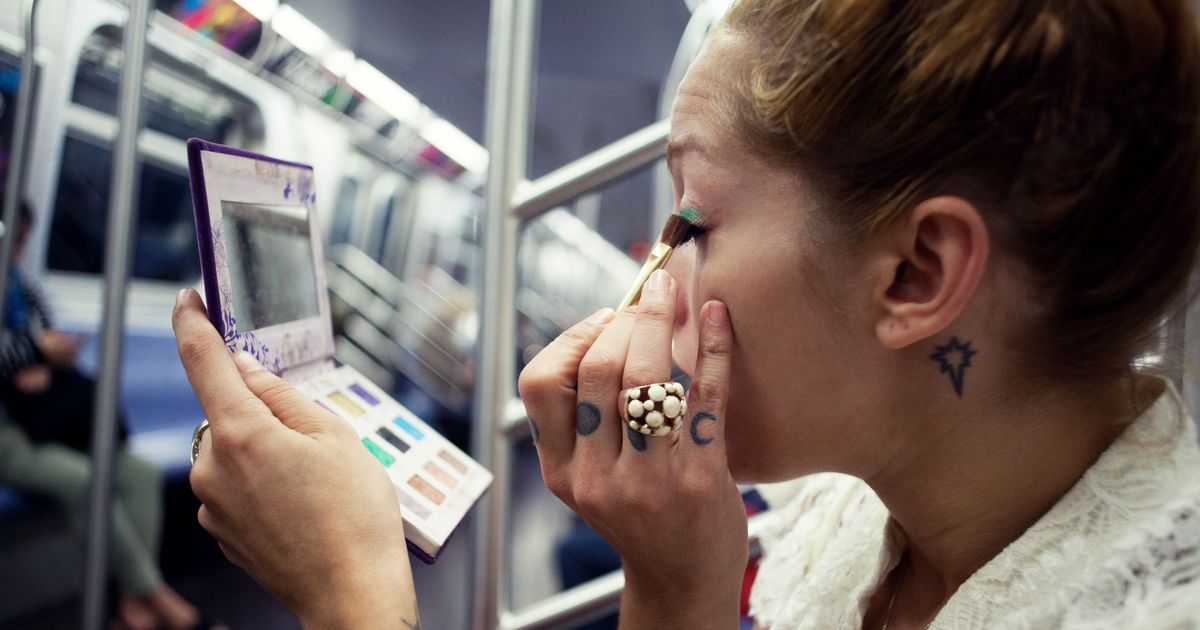 Train Company Rallies Against Women Makeup Who Apply Makeup