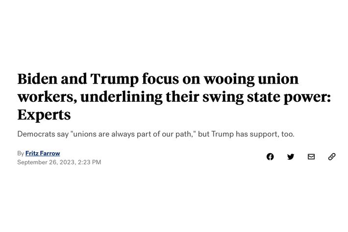 Biden’s UAW Rally Exposes the Bankruptcy of Trump’s Populism