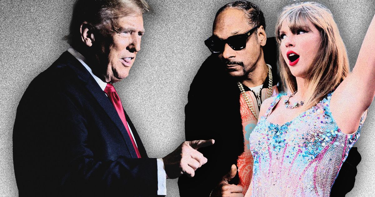 Trump’s Dumb Musician Feuds, From Snoop Dogg to Taylor Swift