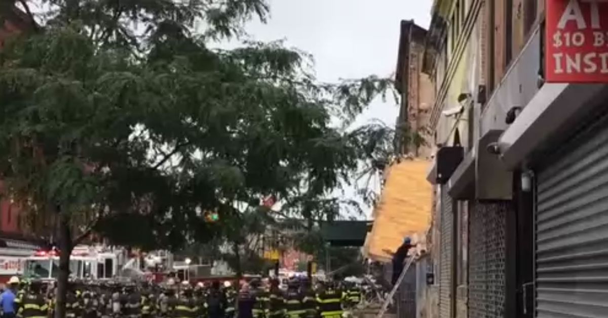 Several Injured After Four-Story Building Collapses in Brooklyn