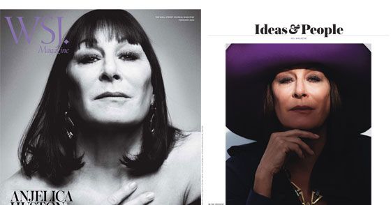 Exclusive First Look: Anjelica Huston’s Gorgeous WSJ. Cover