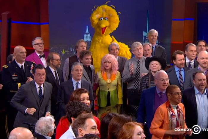 An Annotated List of Every Single Person Who Sang in the Colbert Finale ...