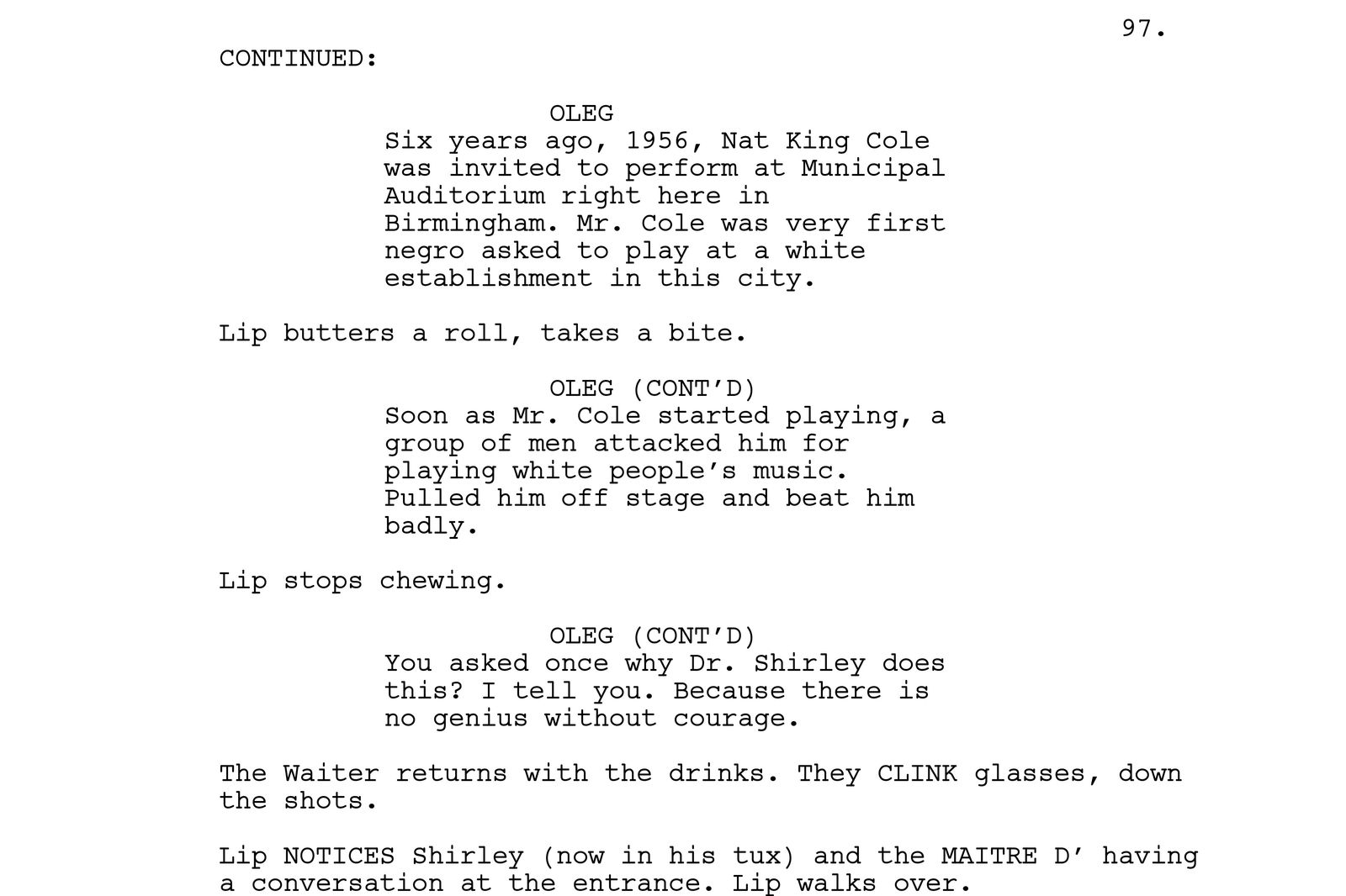 How Mahershala Ali Changed Green Book’s Pivotal Scene