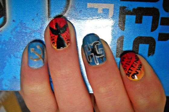 The Best Hunger Games: Catching Fire Nail Art