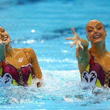 All the Sparkle and Campy Glamour of Synchronized Swimming Costumes at ...