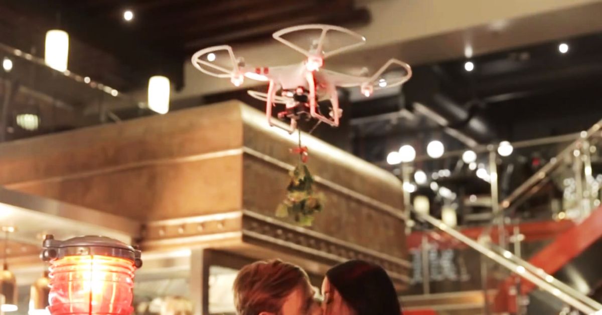 A TGI Fridays Mistletoe Drone Collided With a Journalist’s Face