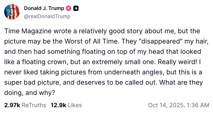 Trump Is (Half) Right About His Hideous Time Magazine Cover