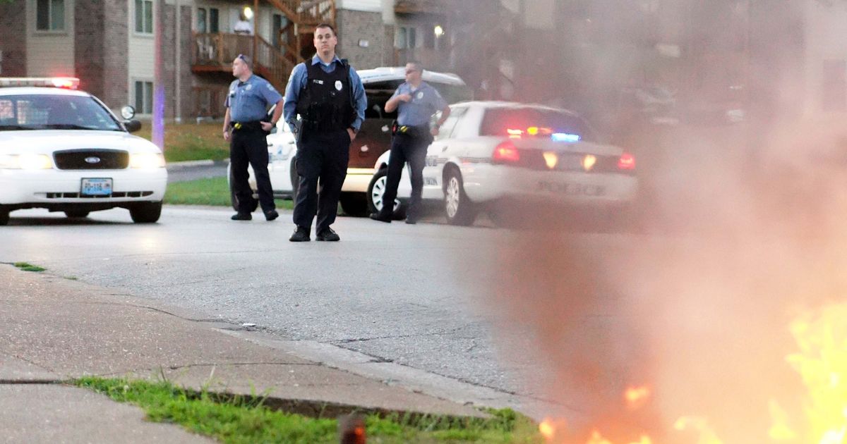 Fresh Protests in Ferguson After Burning of Michael Brown Memorial