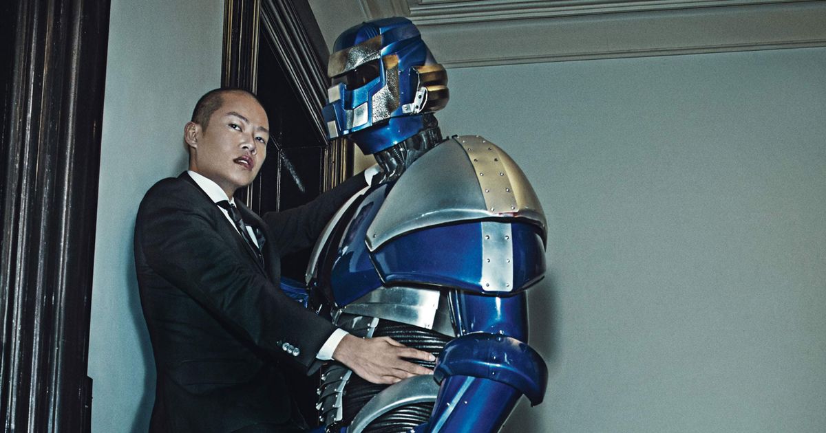 Jason Wu Gets Friendly With a Robot in W