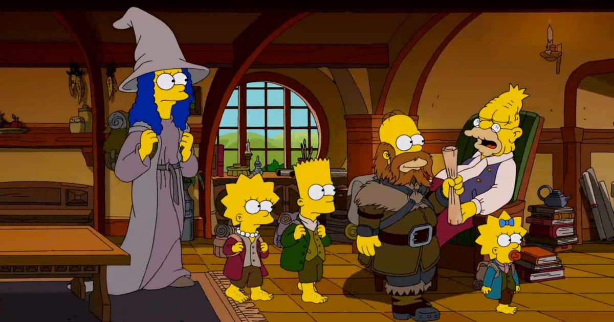 Watch The Simpsons’ Hobbit-Parodying Couch Gag