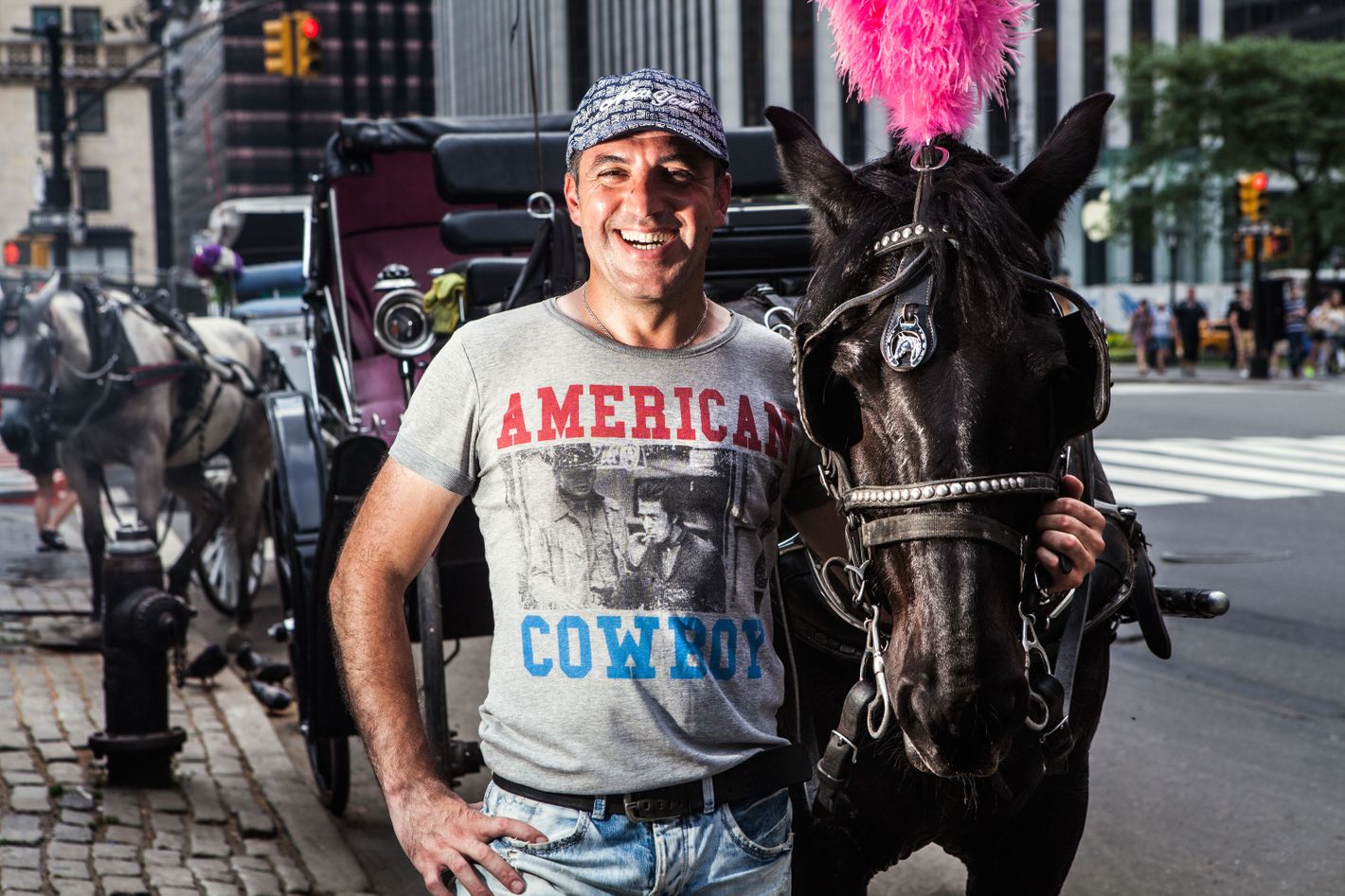 Portraits of 9 New York City Carriage Drivers and Their Horses
