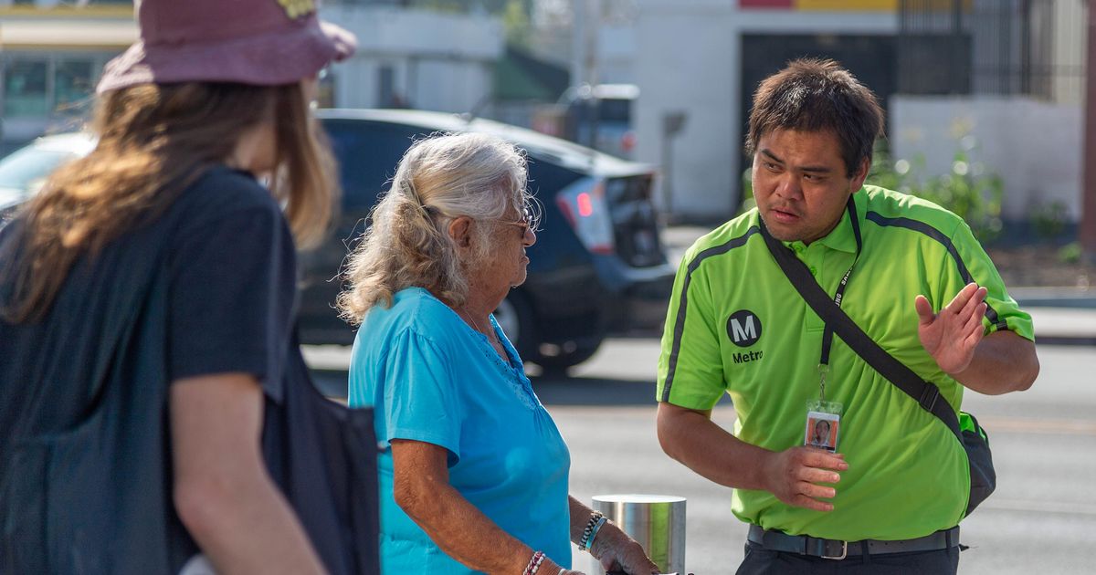 Can Ambassadors Make the Subway Safer Just by Being There?