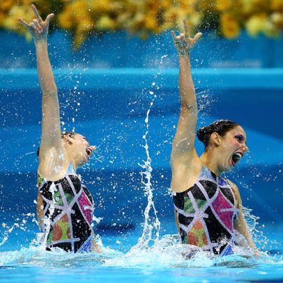 All the Sparkle and Campy Glamour of Synchronized Swimming Costumes at ...