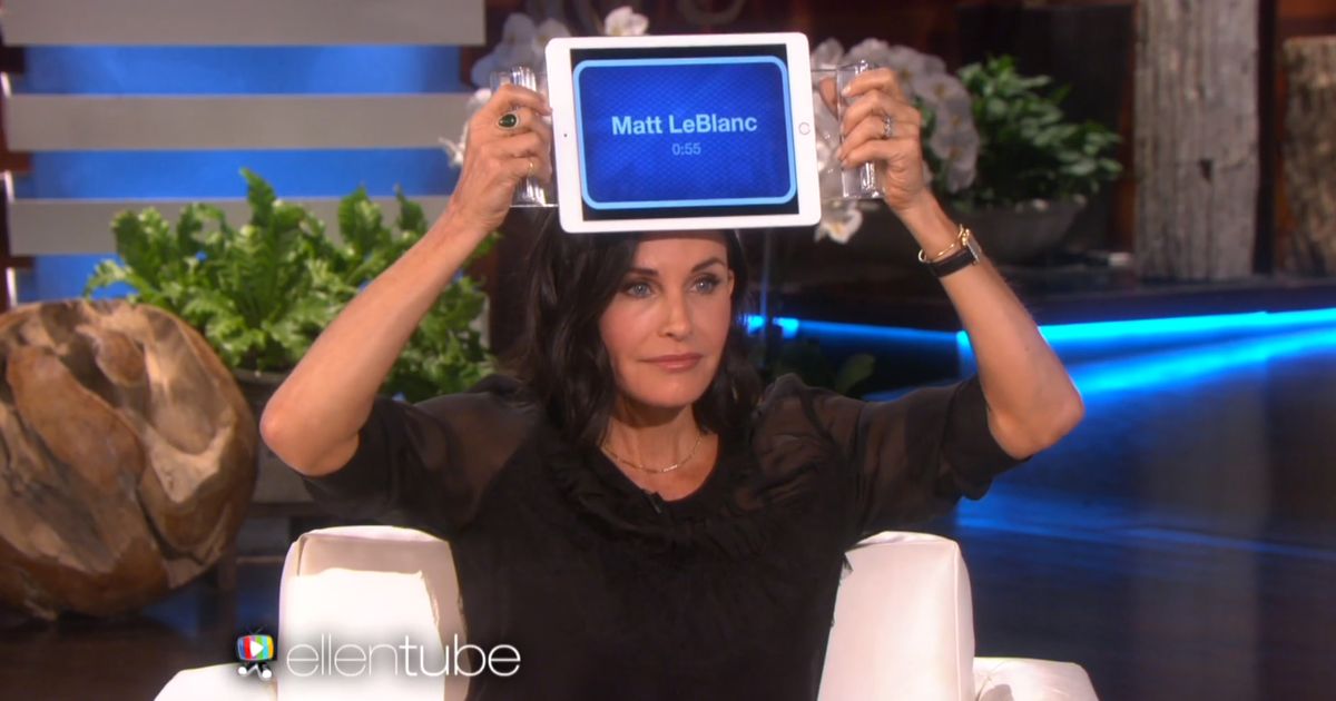 Courteney Cox Played Trivia on Ellen and Became As Endearingly ...