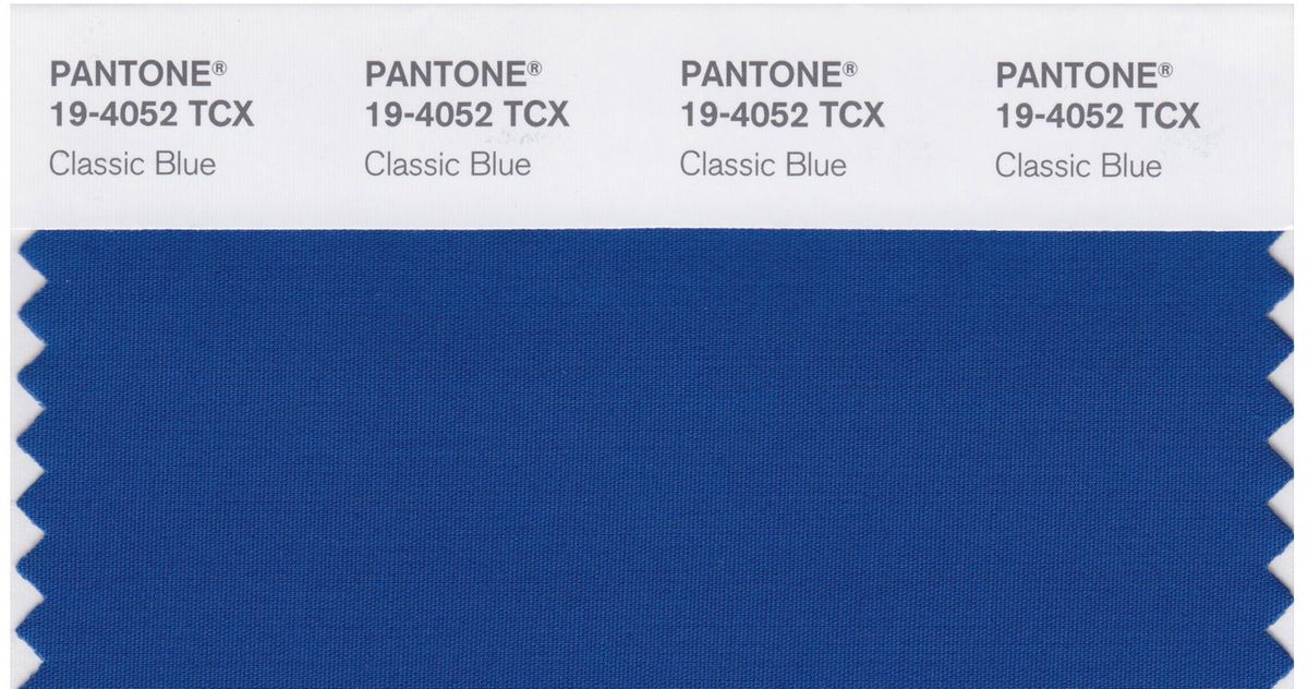 Pantone’s Color of the Year for 2020 Is Anti-Anxiety Blue