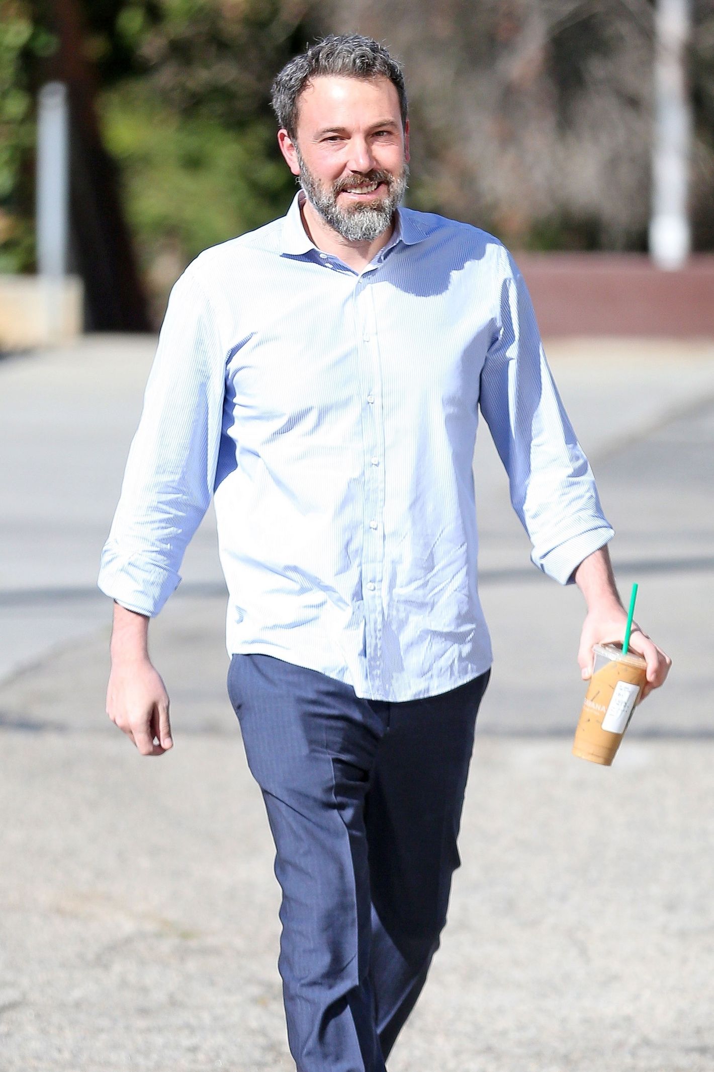 47 Times Ben Affleck and Lindsay Shookus Got Iced Coffee