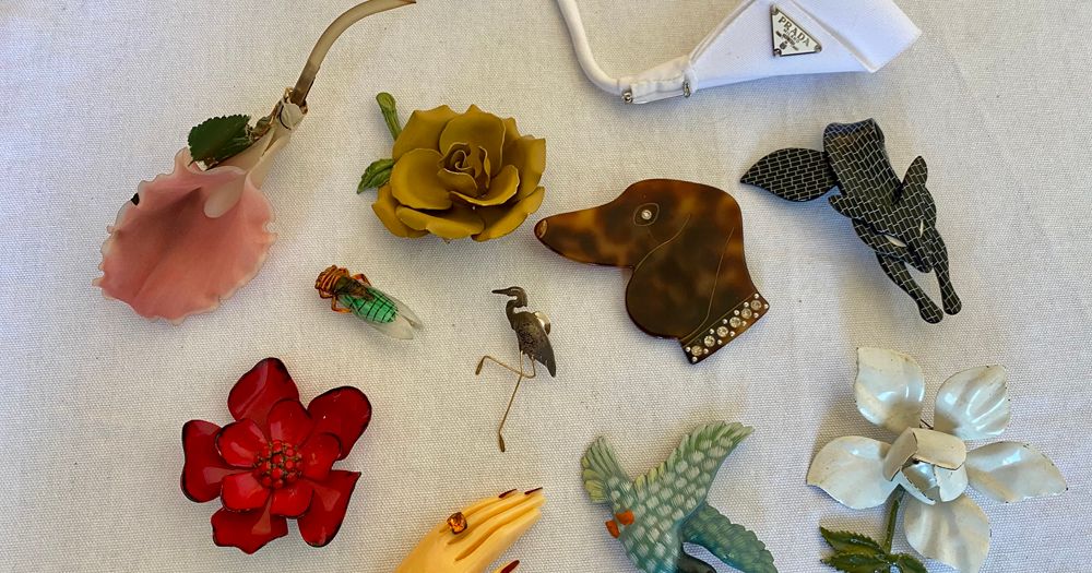 Brooch Trend Vintage and Designer | The Strategist