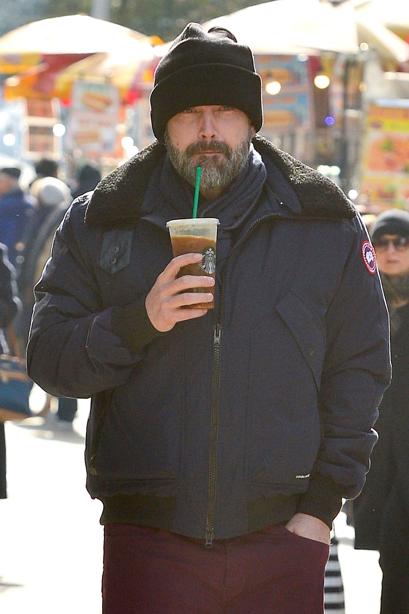 47 Times Ben Affleck and Lindsay Shookus Got Iced Coffee