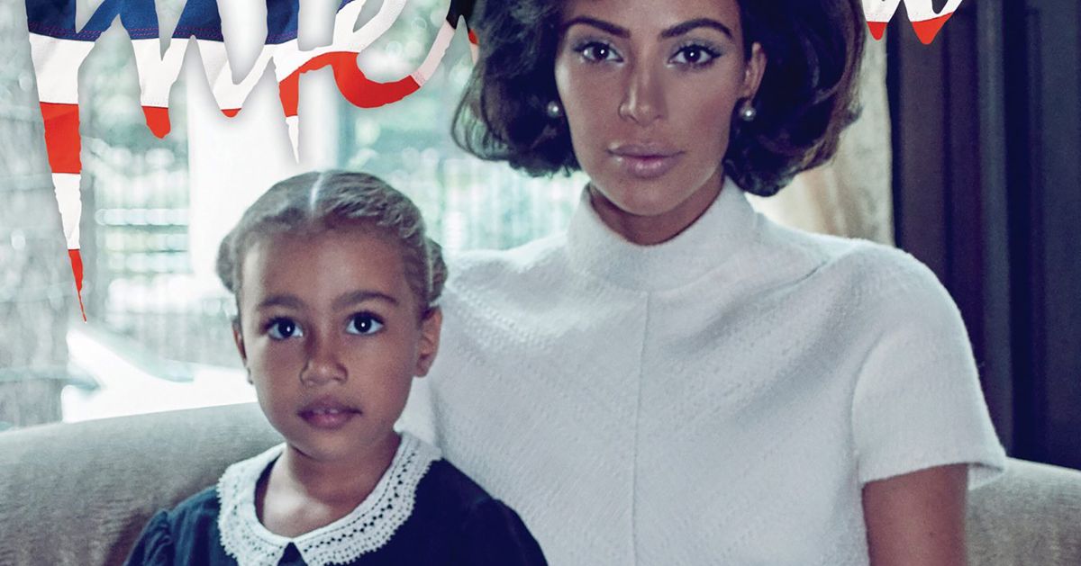 North West in Interview Magazine with Kim Kardashian