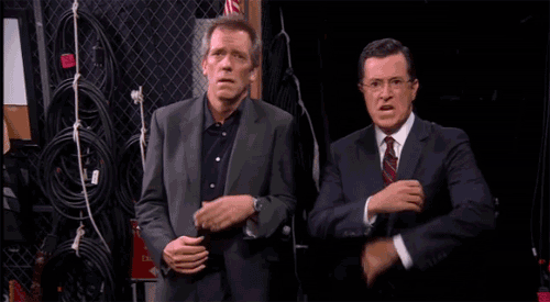 We Just Had to GIF Stephen Colberts Get Lucky Dance Party