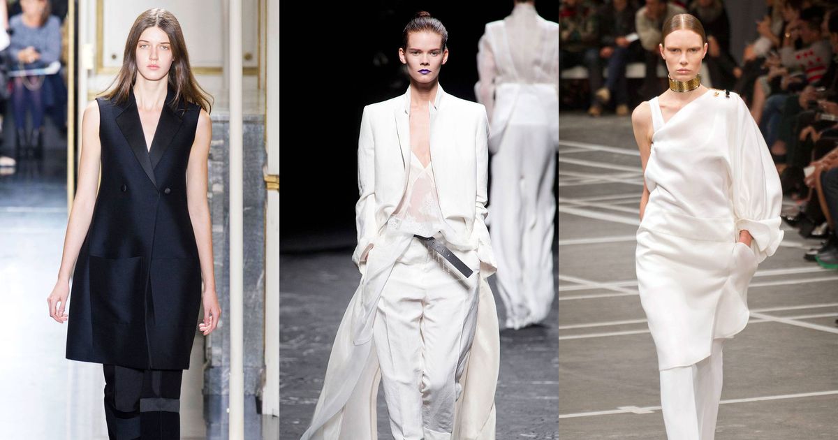 A Streamlined Feminine Look on the Paris Runways